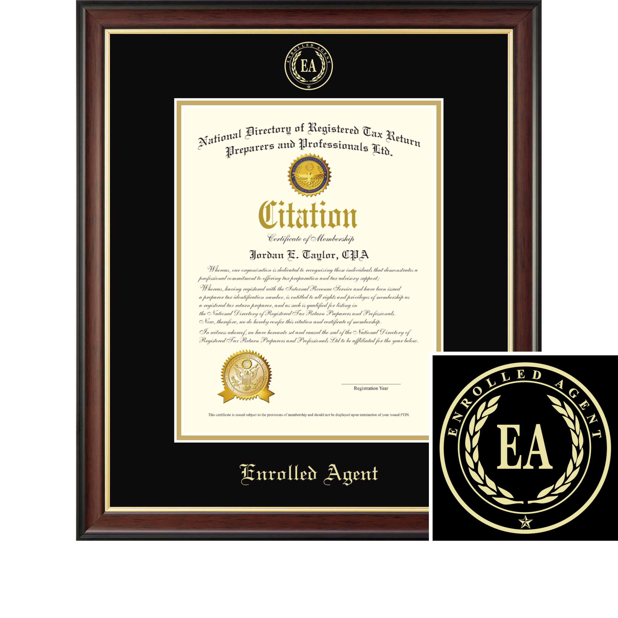 Enrolled Agent Certificate Framing