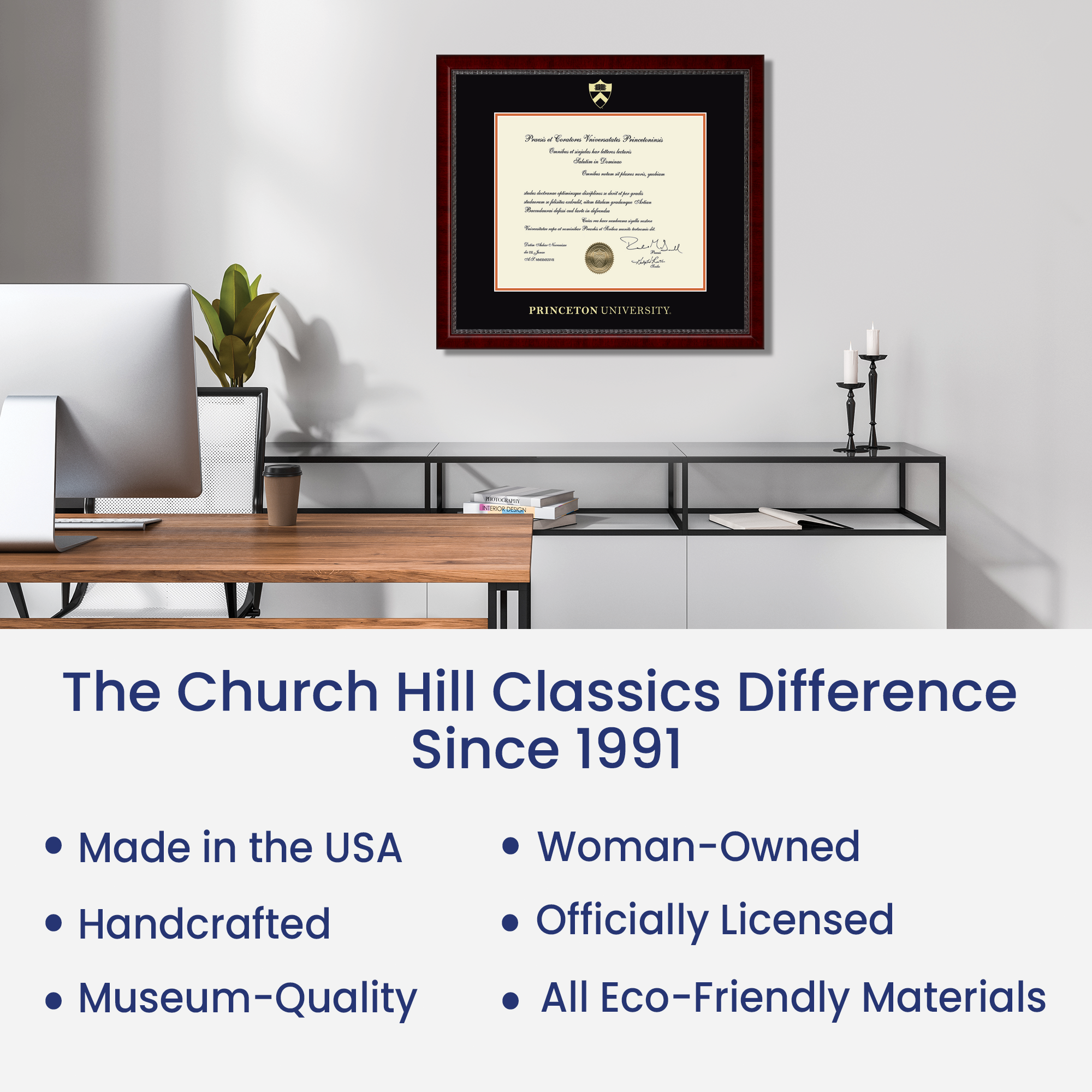 Princeton University Diploma Frame