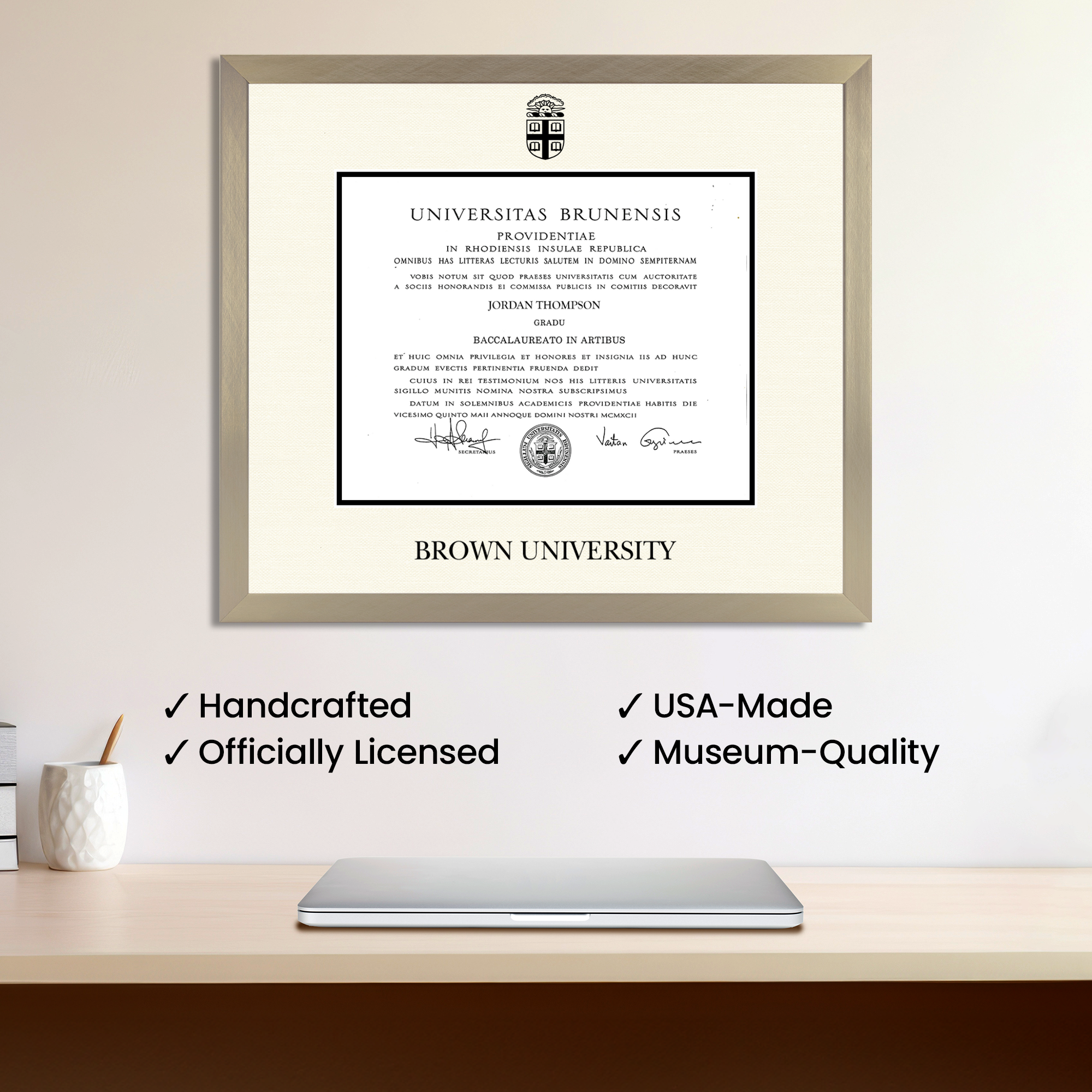 Brown University Diploma Cover