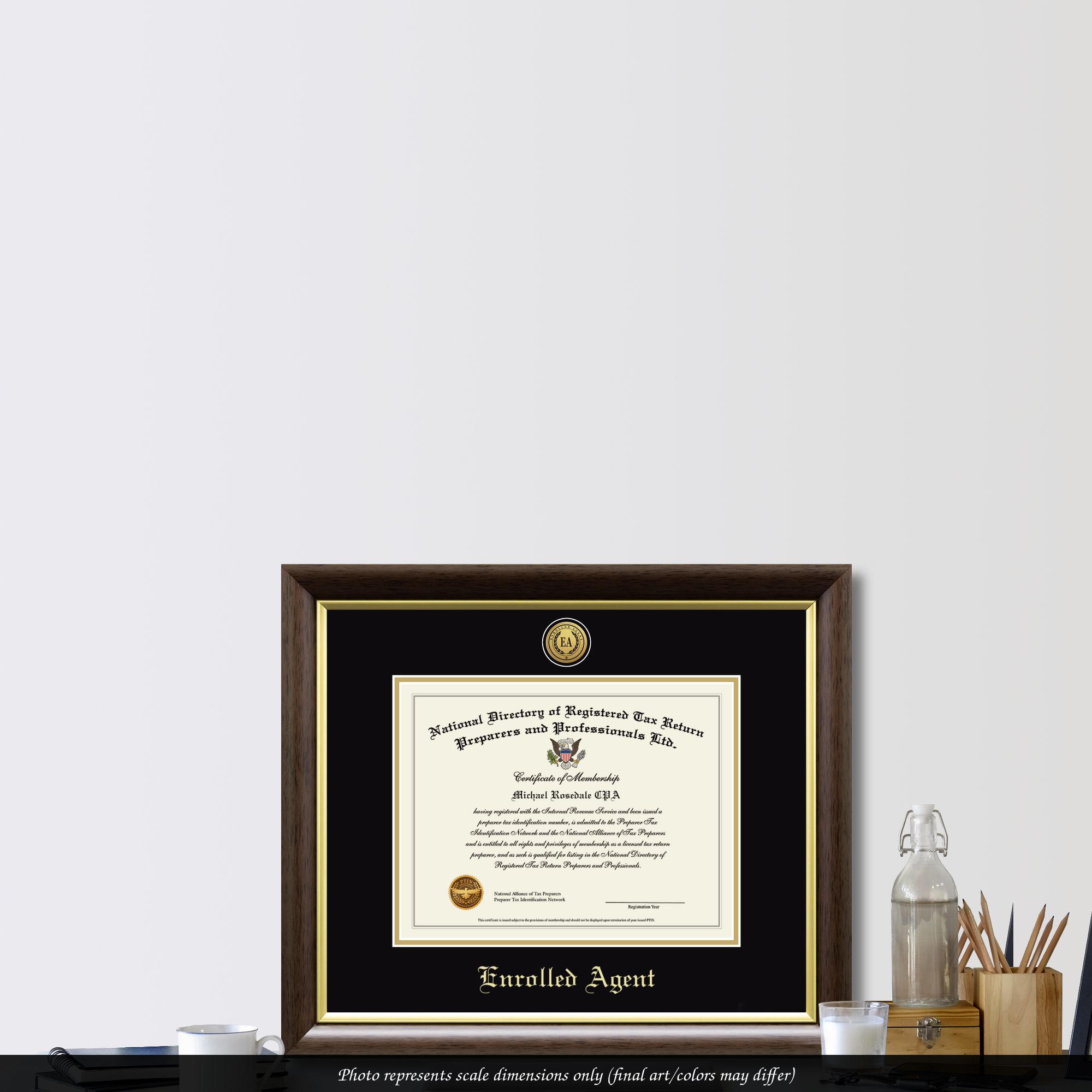 Enrolled Agent Certificate Framing