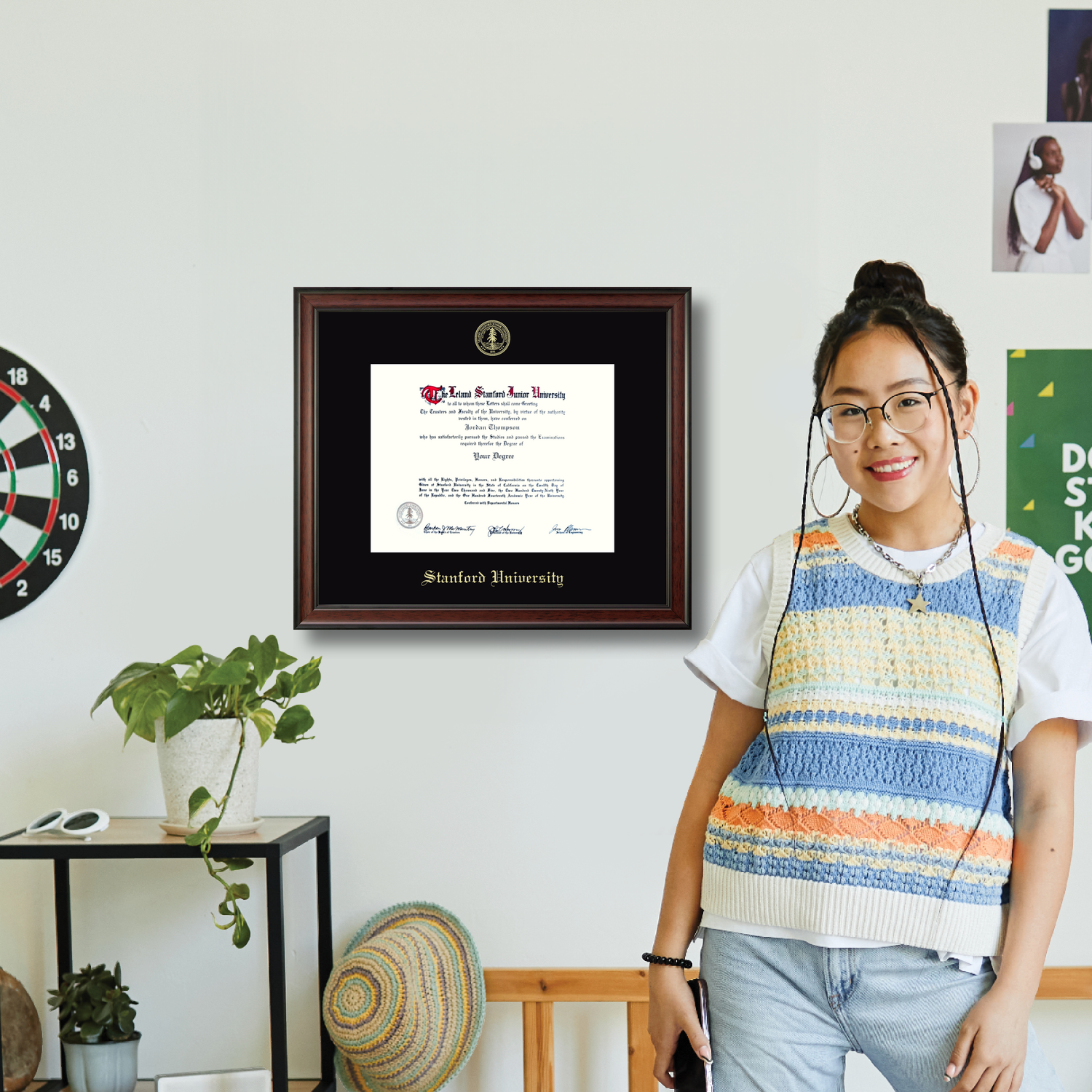 Stanford Law Diploma Frame