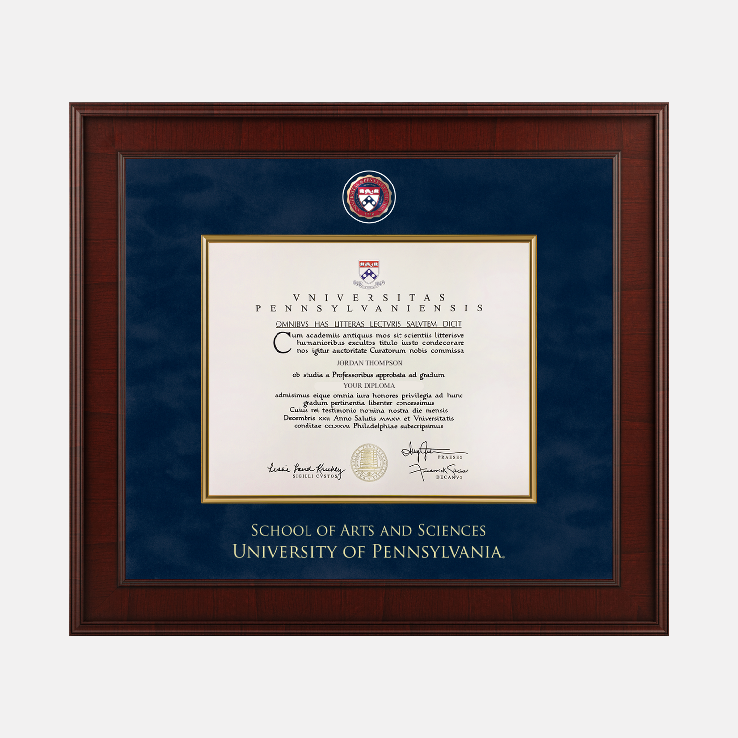 Phd Diploma Frame Size